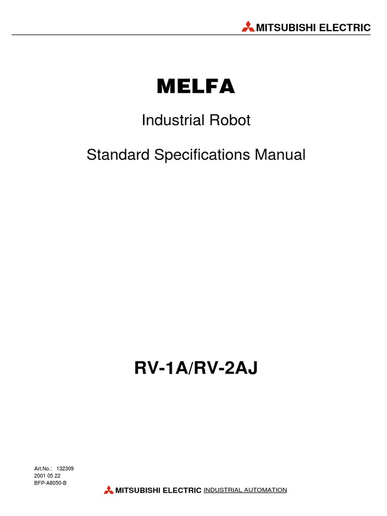 Specifications Robot | PDF | Specification (Technical Standard) | Robot