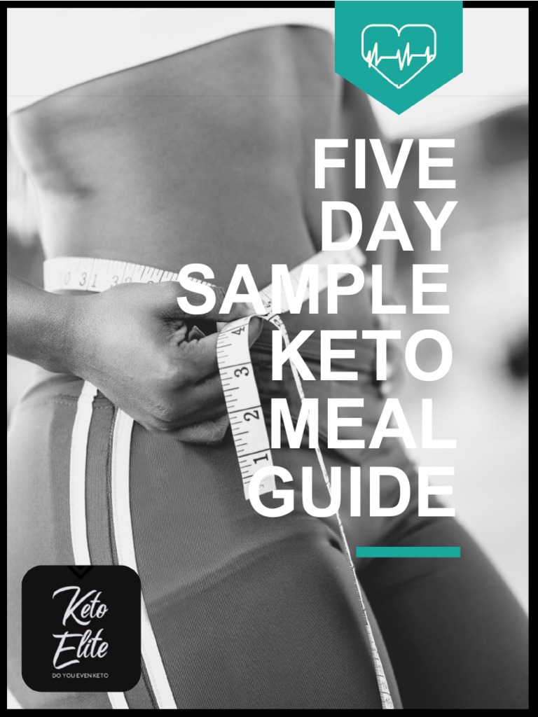 5-Day Sample Keto Meal Plan | PDF | Lunch | Ketogenic Diet