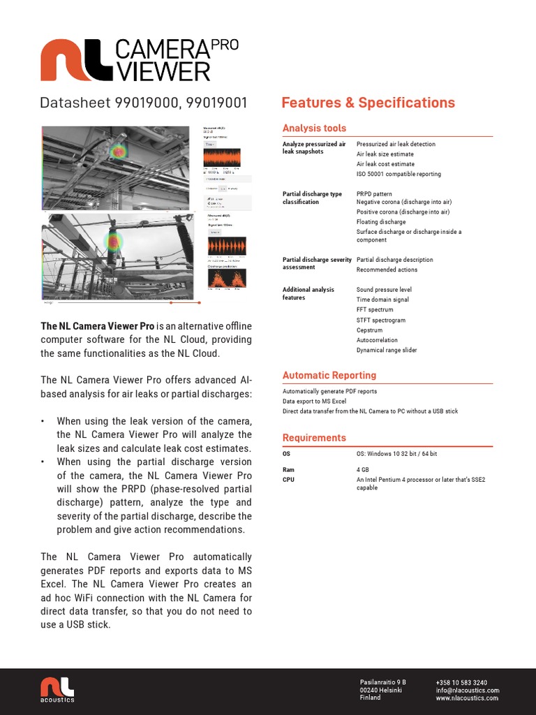 NL Camera Viewer Pro Datasheet | PDF | Central Processing Unit | 64 Bit Computing