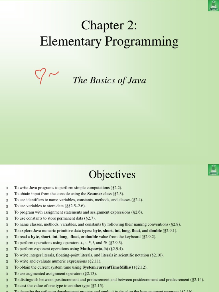 Cpcs202 02 Basics s19 | PDF | Data Type | Integer (Computer Science)