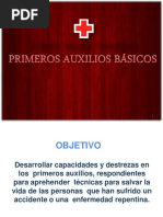 Diapositivas Primeros Auxilios | PDF | Primeros auxilios | Reanimación cardiopulmonar