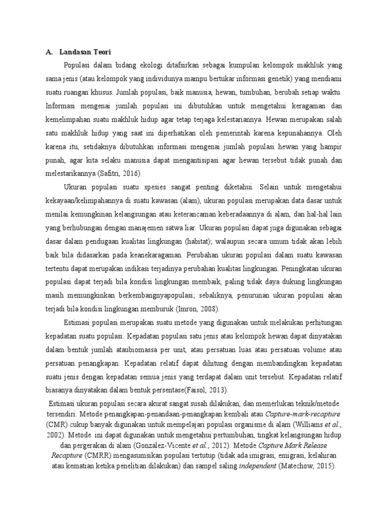 Landasan Teori Laporan | PDF