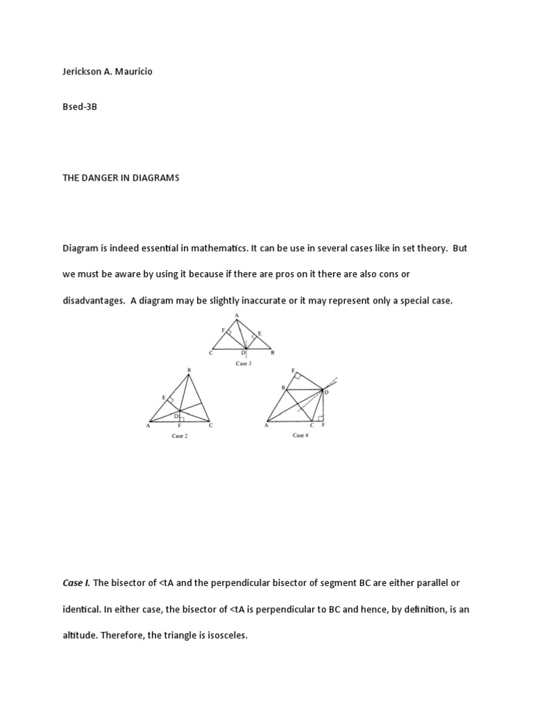 Danger in Diagrams and Review Exercise | PDF | Teaching Methods ...