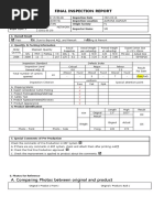 Material Receiving Inspection Checklist | PDF | Business Process