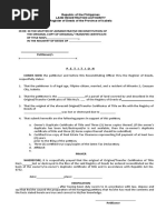 Decree of Registration and Certificate of Title | PDF | Deed | Real ...