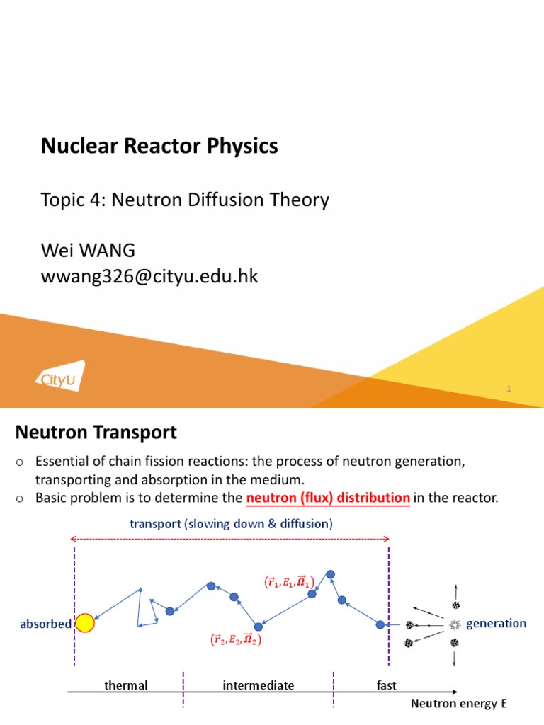 Neutron Diffusion for Physicists | PDF | Neutron | Diffusion