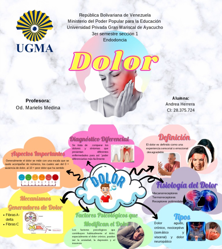 Mapa Mental Del Dolor | PDF | Dolor | Ciencias del comportamiento
