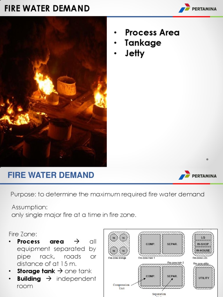 02 - Fire Water Demand and Apparatus | PDF | Pump | Valve