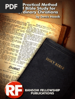 Bible Study Methods | PDF | Biblical Hermeneutics | Exegesis
