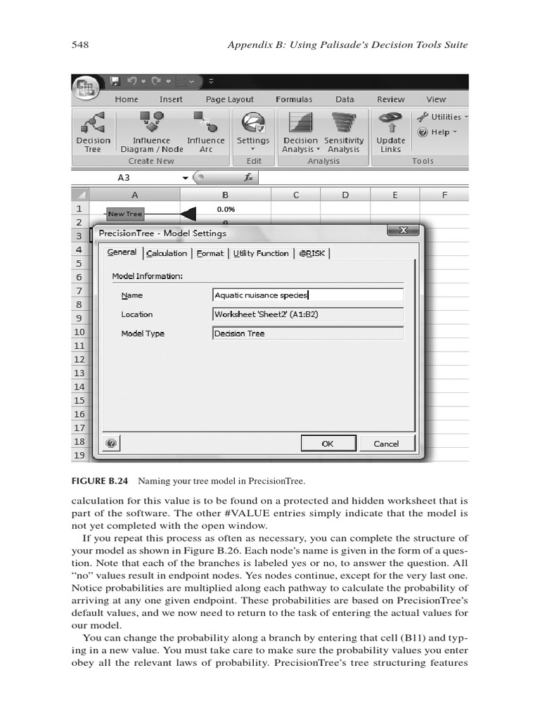 Appendix B: Using Palisade'S Decision Tools Suite: Figure B.24 Naming ...