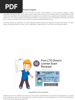 Guam Drivers Written Exam Study Guide | PDF | Traffic Light | Traffic