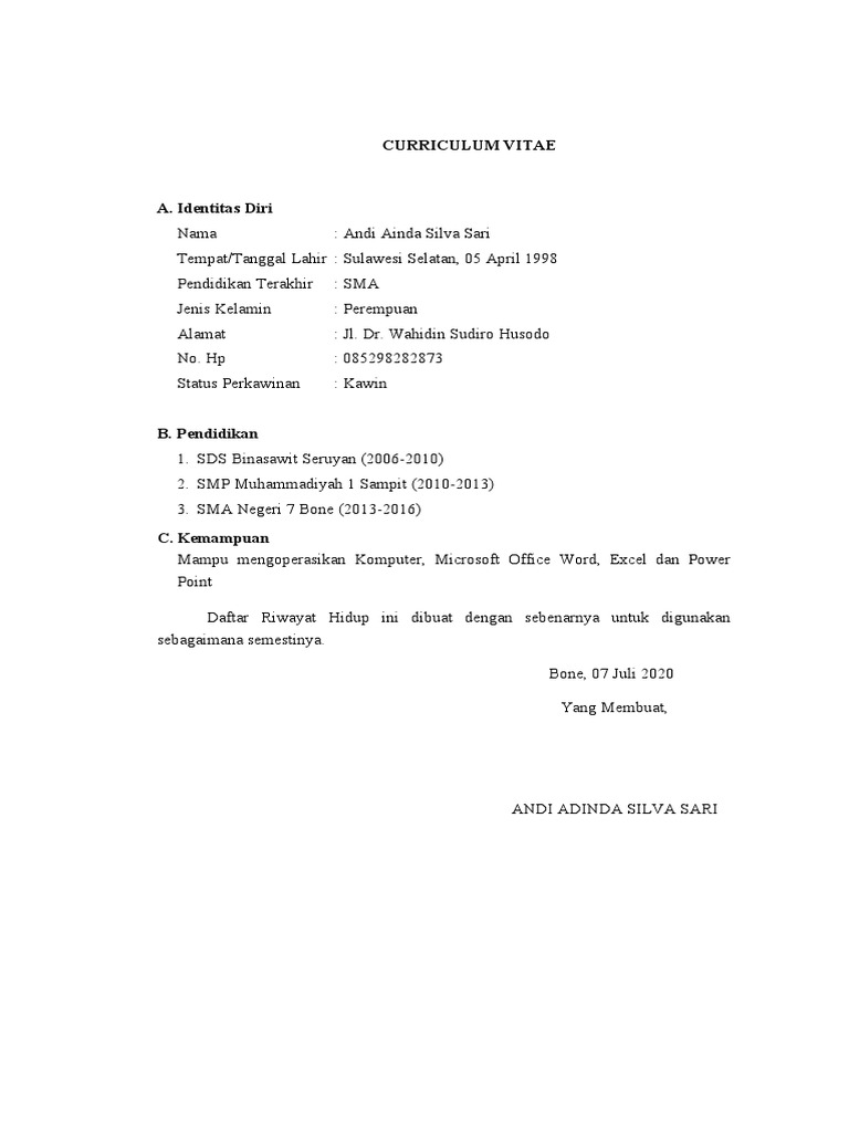 CV Bni | PDF