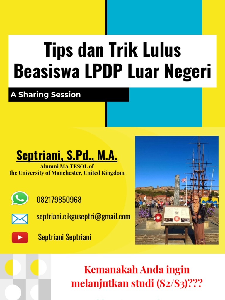 Tips Dan Trik Lulus Beasiswa LPDP Luar Negeri | PDF