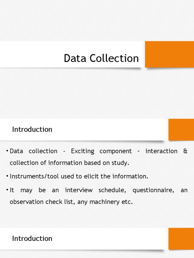 Nursing Research Data Collection | PDF | Interview | Multiple Choice