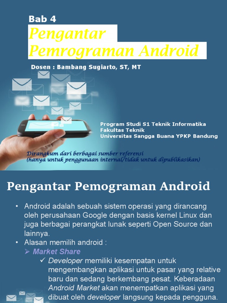 Bab 4 - Pengantar Pemrograman Android | PDF