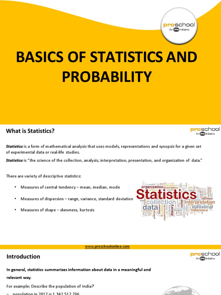 Basics of Statistics1 | PDF | Quartile | Skewness