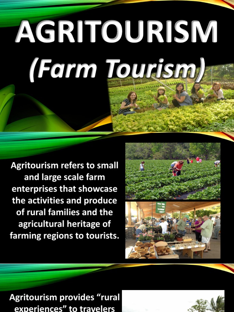 Agritourism Intro | PDF | Farms | Agriculture