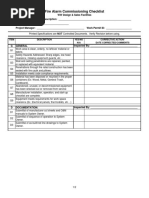 Pre Commissioning Checklist | PDF | Electrical Wiring | Switch
