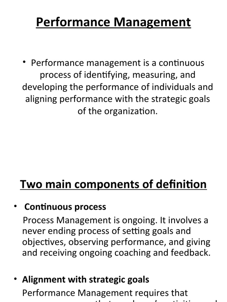 Chapter 1 (Performance Management and Reward Systems) | PDF ...