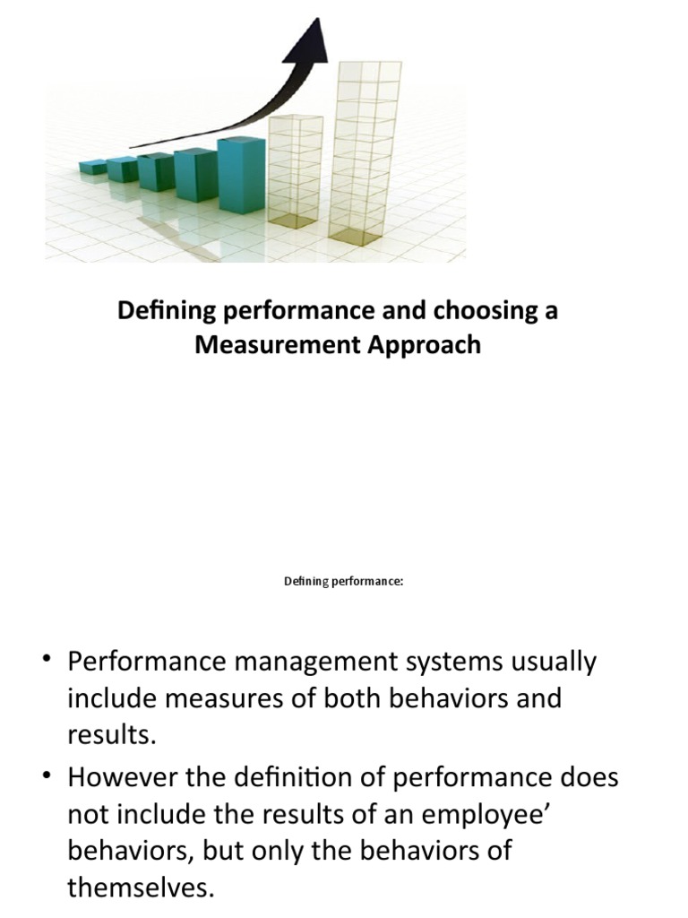 Chapter 4 ( - Performance - Management - & - Chosing - Measurement ...