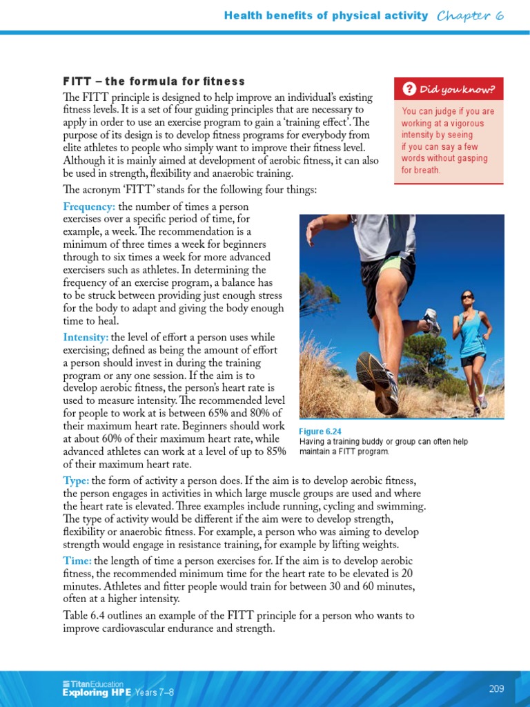 FITT Principle | PDF | Physical Fitness | Strength Training