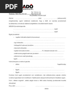 Torlesi Kerelem Minta | PDF