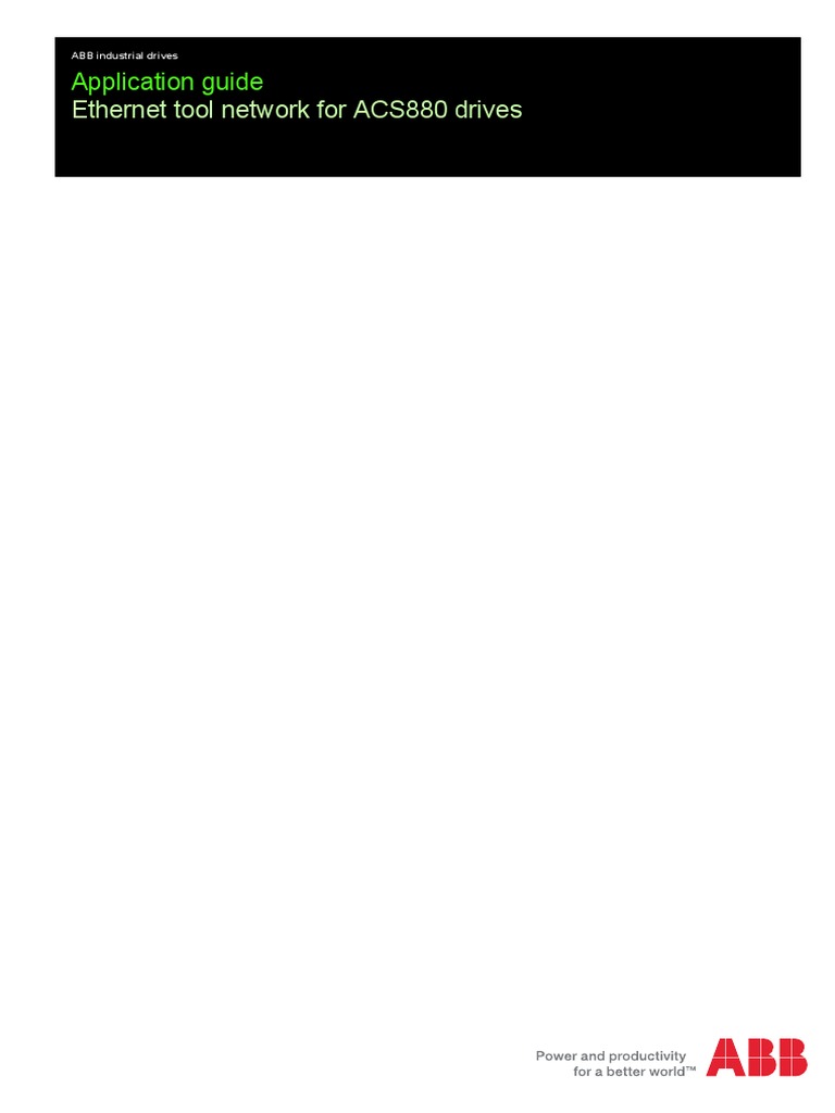En ACS880 Ethernet Tool Network Guide A | PDF | Ip Address | Computer ...