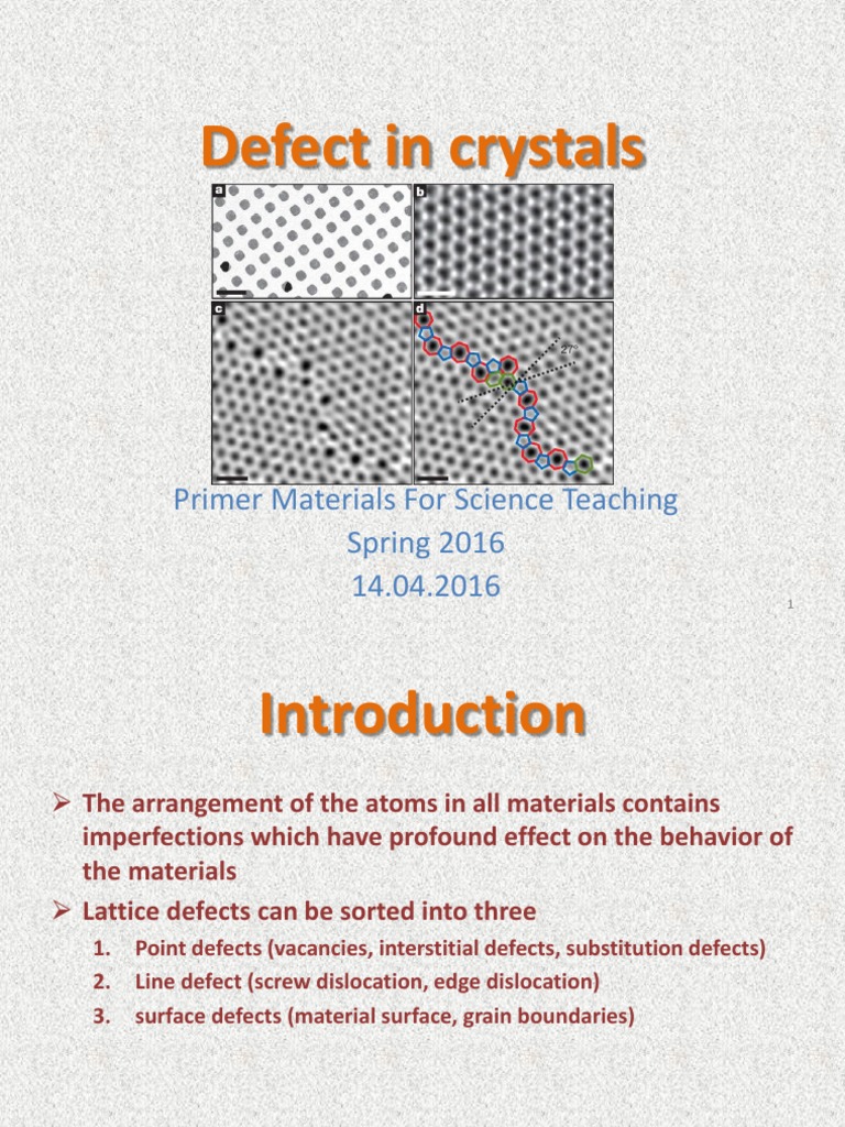 3 - Defects in Crystals Exe | PDF | Crystallographic Defect | Crystal
