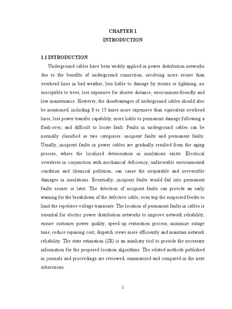 Underground Cable Fault Detection Using Gsm Pdf Electrical Impedance Direct Current