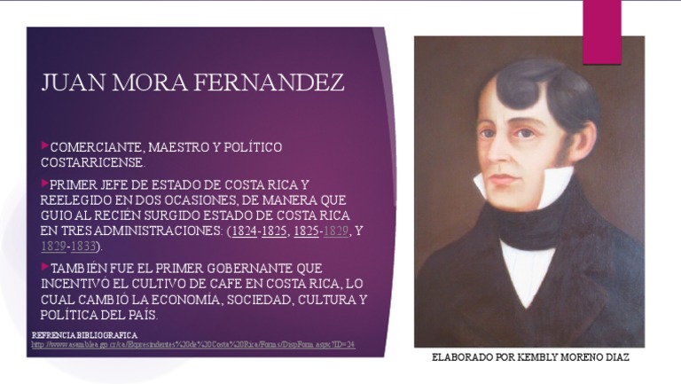 Juan Mora Fernández: Primer Jefe de Estado | PDF | Política | Historia