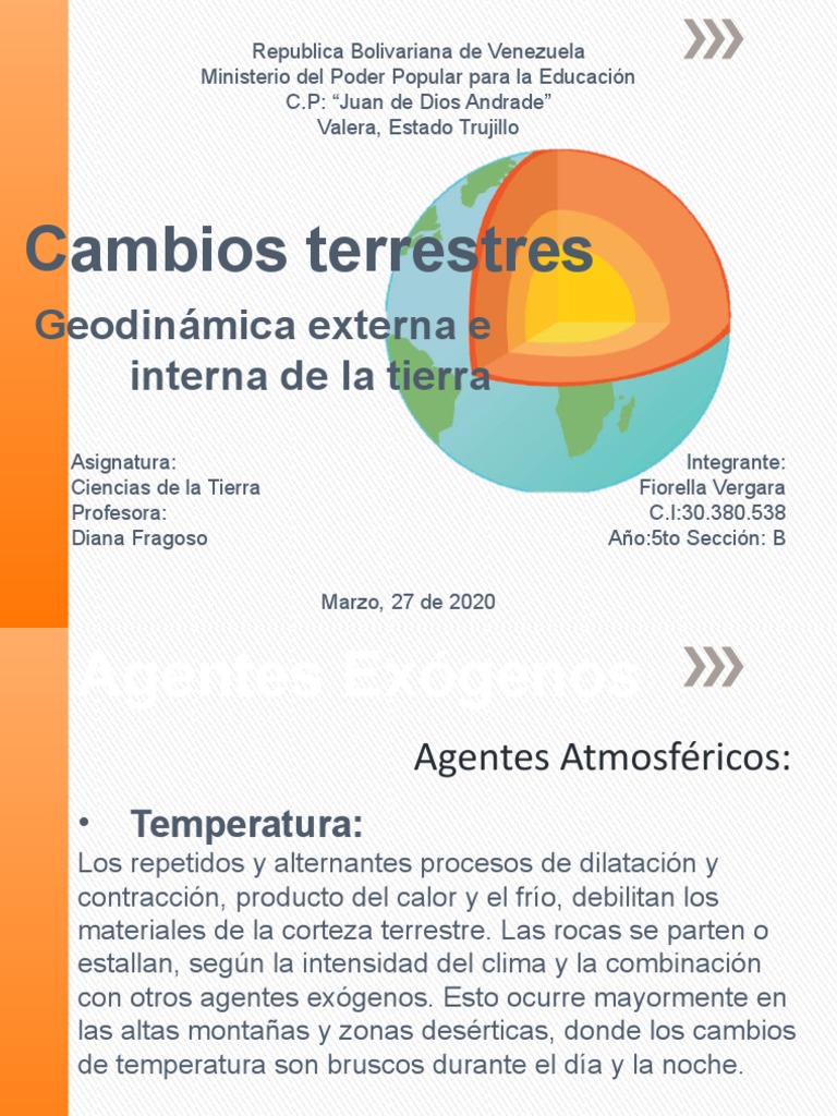 Cambios Terrestres | PDF | Temblores | Falla (geología)