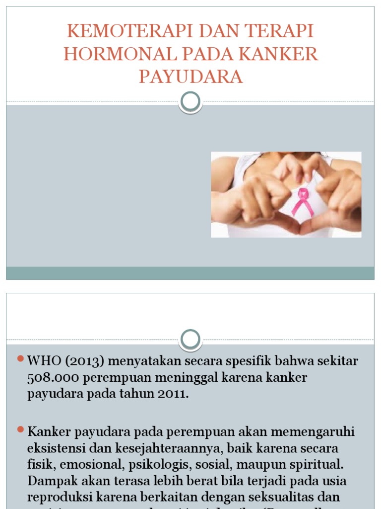 Kemoterapi Dan Terapi Hormonal Pada Kanker Payudara | PDF