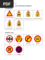 Indonesian Road Traffic Signs Guide | PDF