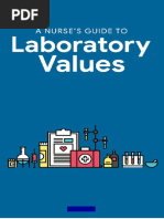 Common Lab Values With Normals and Critical Values PDF | PDF | Wellness ...
