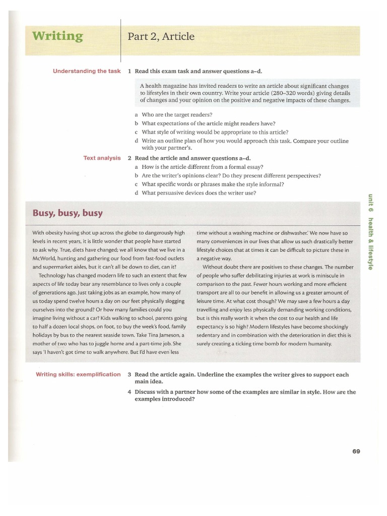 C2 Article Sample | PDF | Healthy Diet | Writers