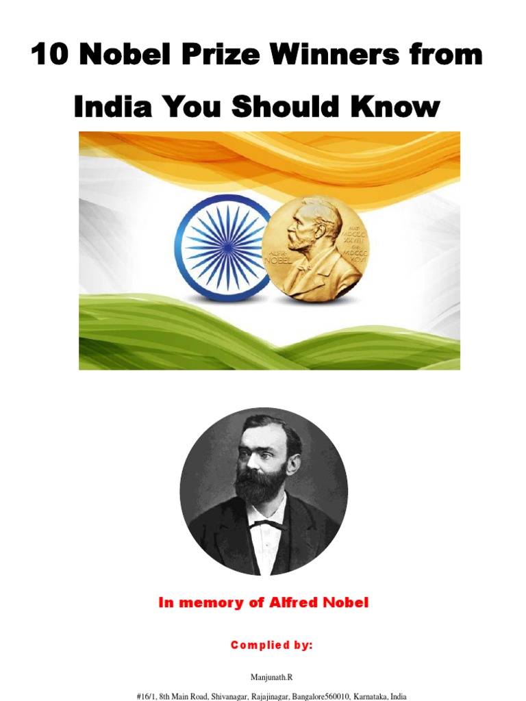 10 Notable Indian Nobel Laureates | PDF