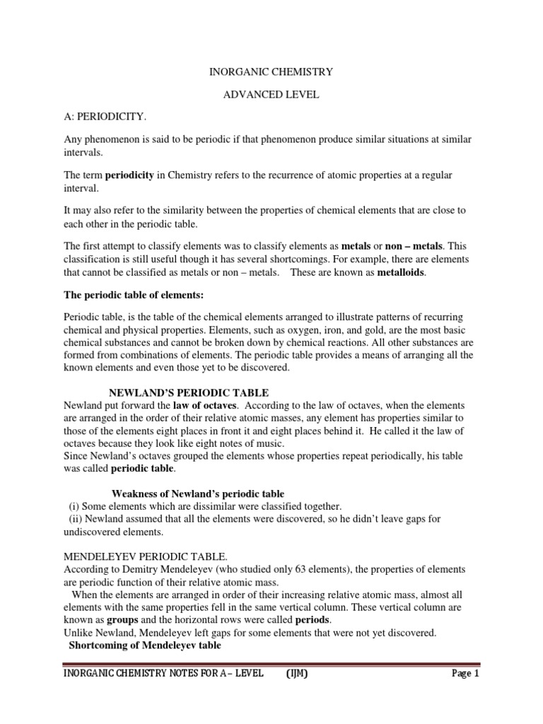 Inorganic Chemistry | PDF | Ion | Hydroxide