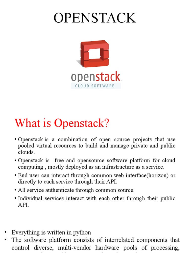 OPENSTACK (Cloud Computing) | PDF | Open Stack | Computer Networking