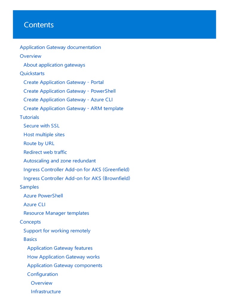 Azure Application Gateway | PDF | Load Balancing (Computing) | Gateway (Telecommunications)