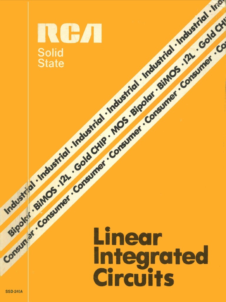 1978 RCA Linear Integrated Circuits | PDF | Field Effect Transistor ...