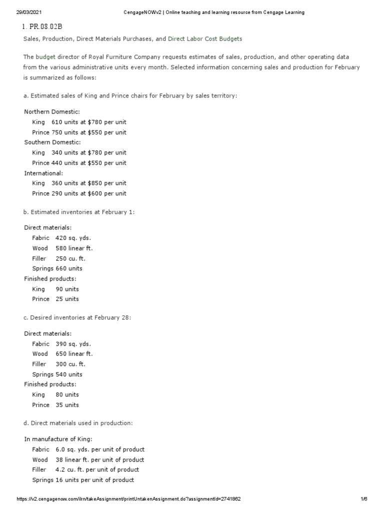 CengageNOWv2 - Online Teaching and Learning Resource From Learning | PDF