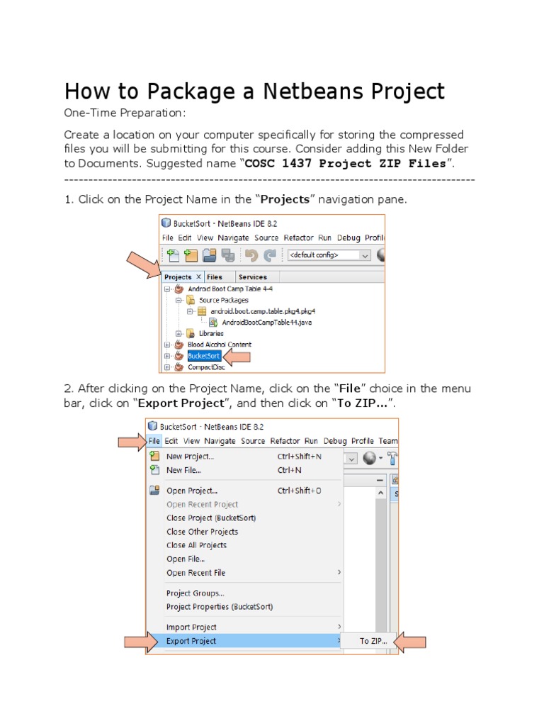 How To Package A Netbeans Project | PDF