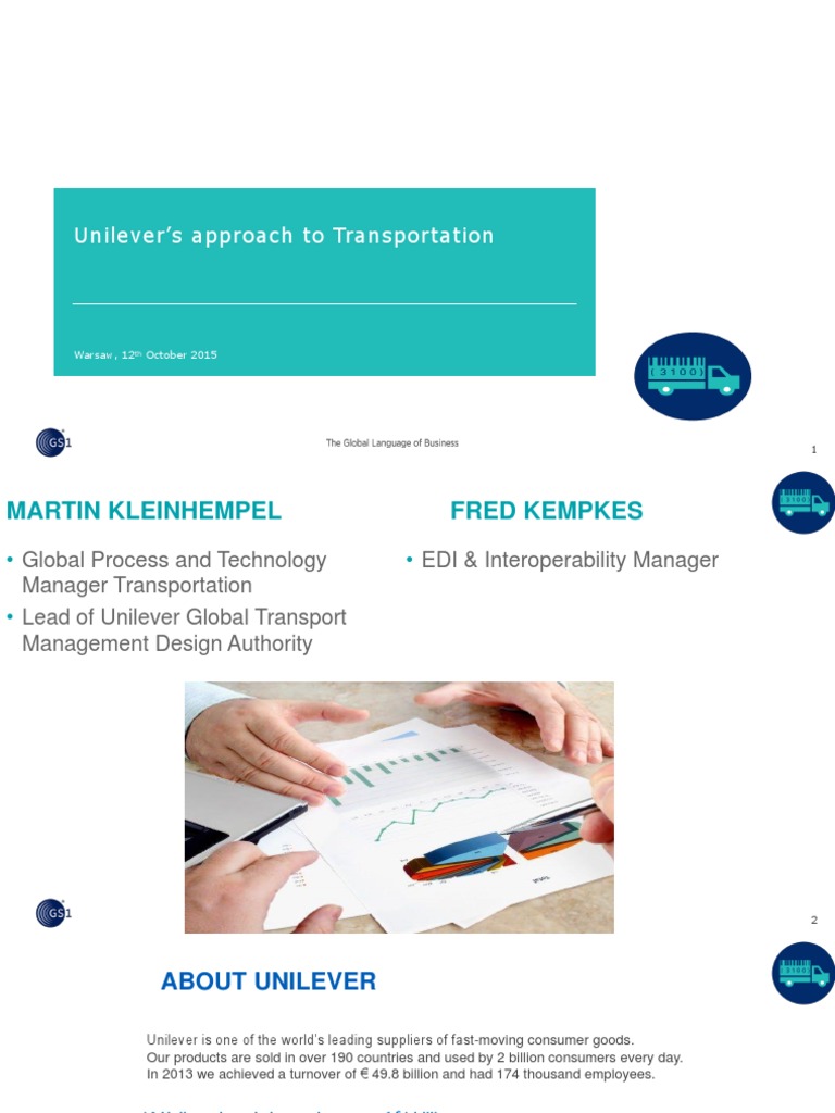 05 - Unilever Transportation - gs1 Warsaw Conference Presentation ...