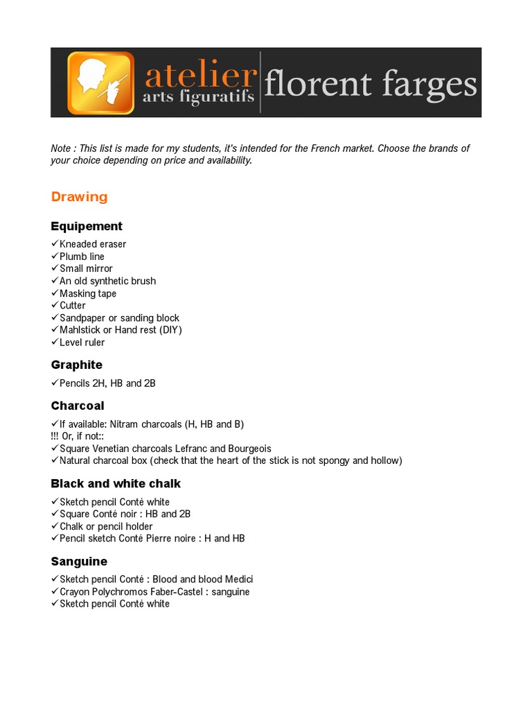 Eng Material List | PDF