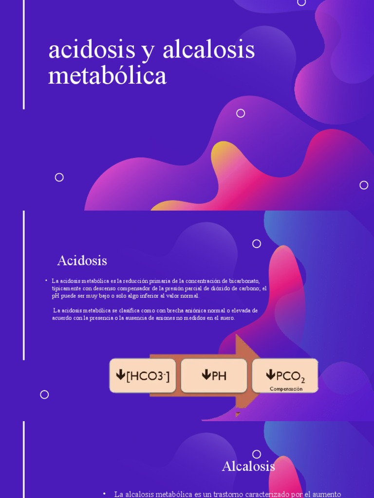 Acidosis y Alcalosis Metabolica | PDF | Enfermedades y trastornos ...