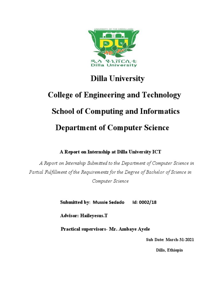 Dilla University | PDF | Network Switch | Educational Technology