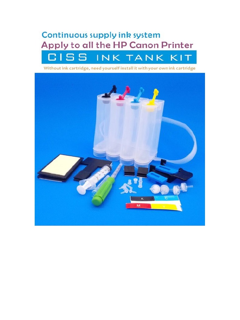 Continuos Supply Ink System | PDF