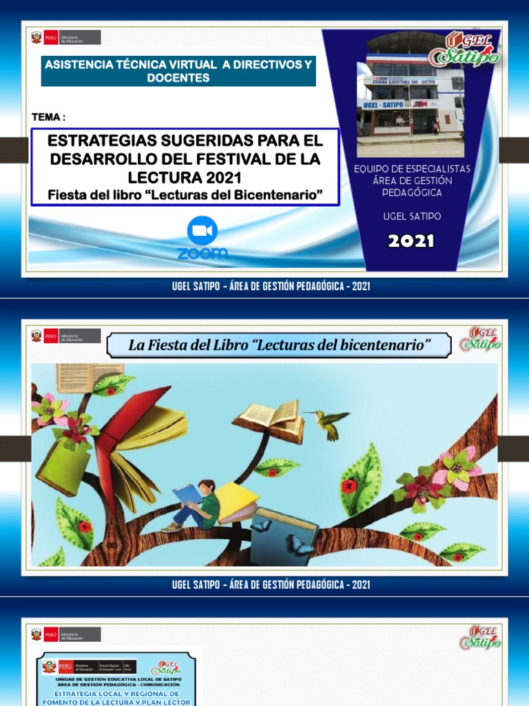 Estrategias - Festival de La Lectura 2021 RHM | PDF | Poesía