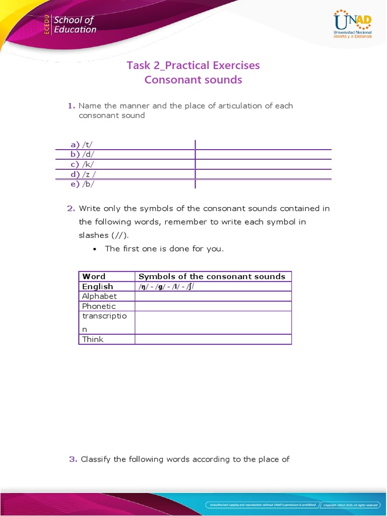 Phonetics Practice for Students | PDF