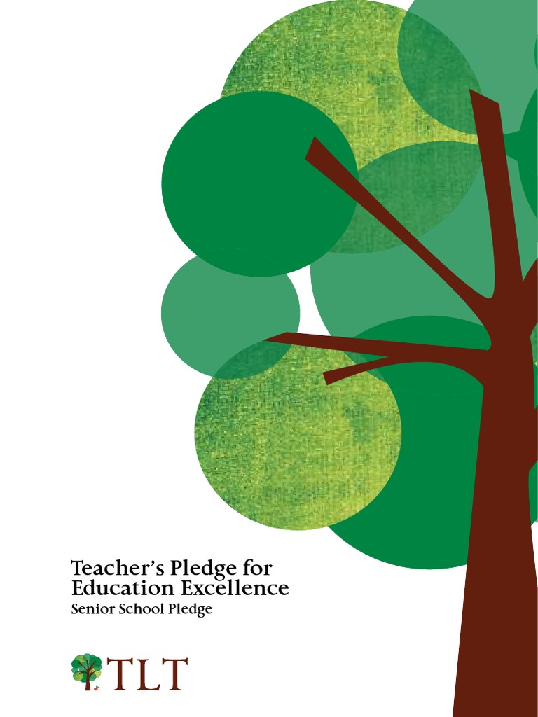 Teacher's Pledge For Education Excellence | PDF | Self-Improvement